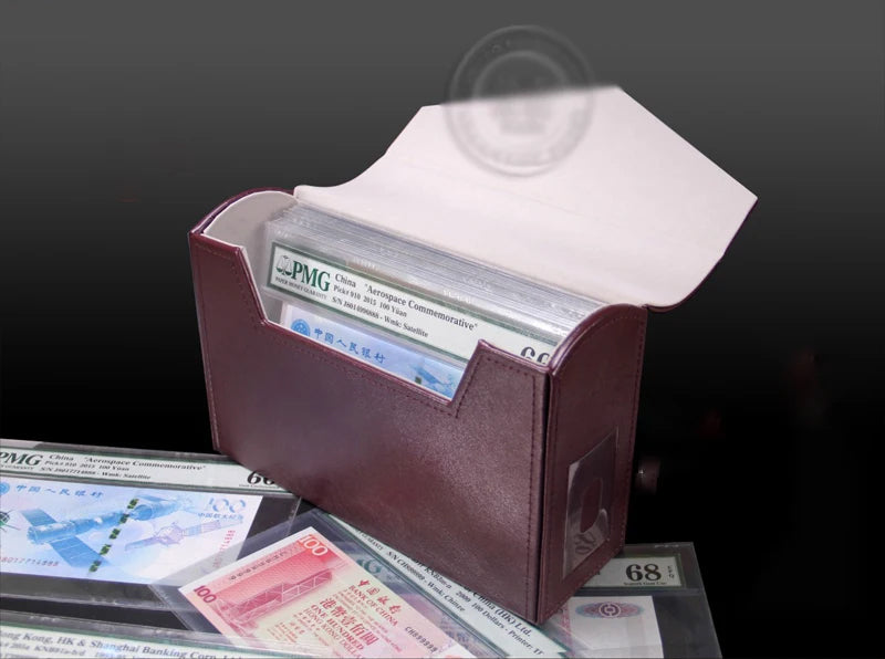 Collection Storage Box PMG Graded Banknotes Currency Holder — Coin ...