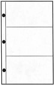 Form 106C Vinyl Pages for 102 Cards — Coin & Stamp Supplies