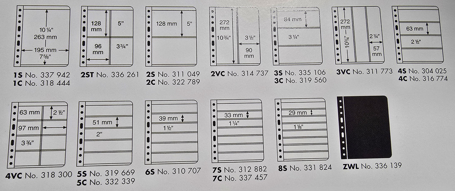 Lighthouse VARIO sheets — Coin & Stamp Supplies