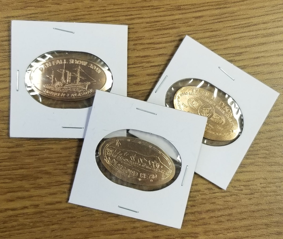 2X2 Coin Holders For Elongated Coins / Pressed Pennies — Coin & Stamp ...